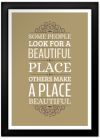 Beautiful Place Print - Quote Posters - Posters - PosterGen.com